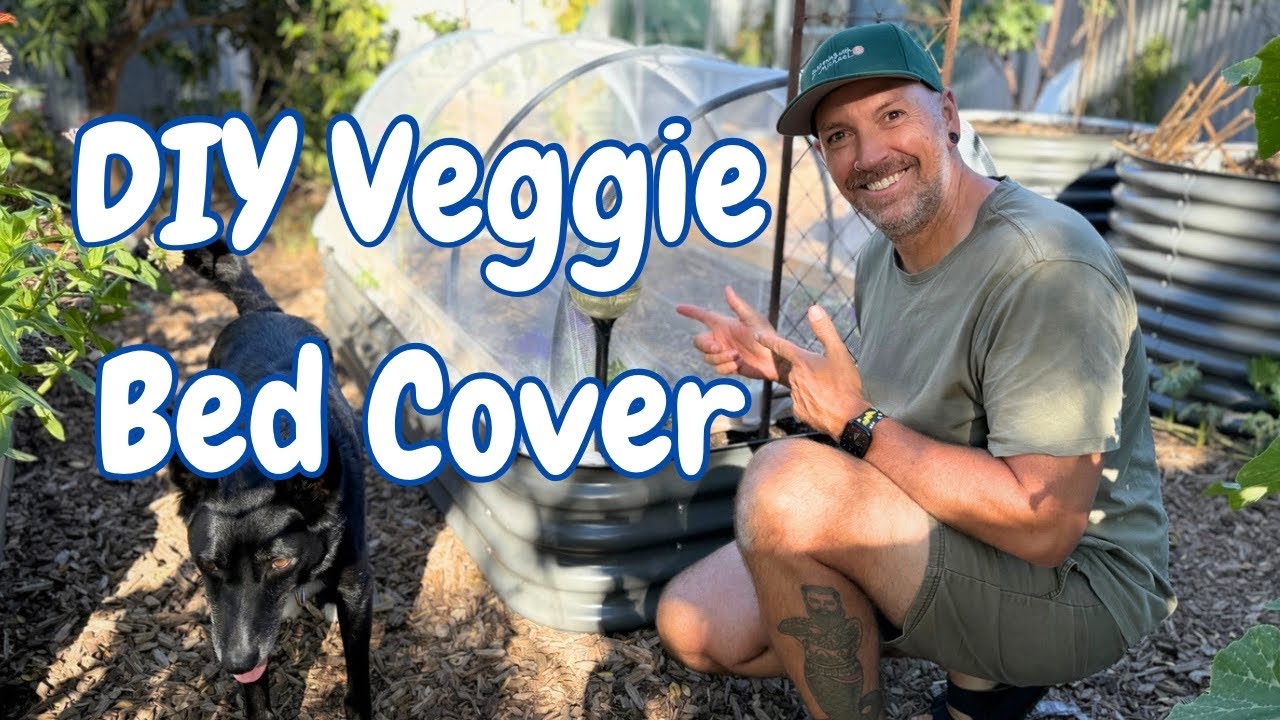 DIY Veggie bed cover - YouTube