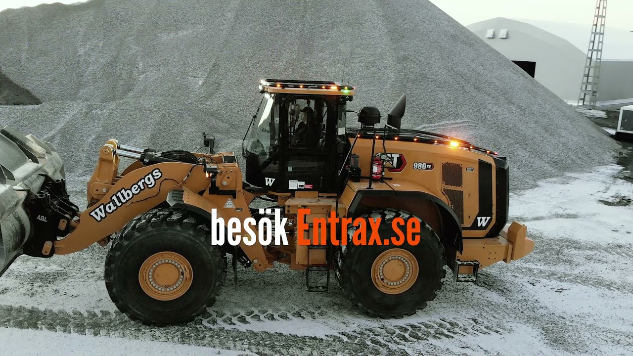 CAT 980 XE; Tak & huvbåge från Entrax AB - YouTube