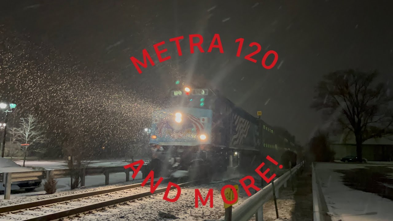 Metra 120 And more! Dec 19 2024 - YouTube