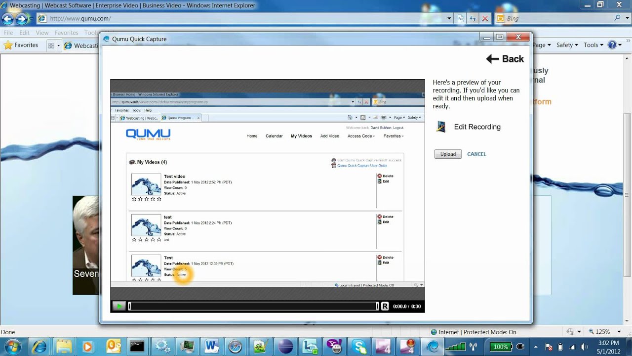 Qumu Quick Capture demo - YouTube