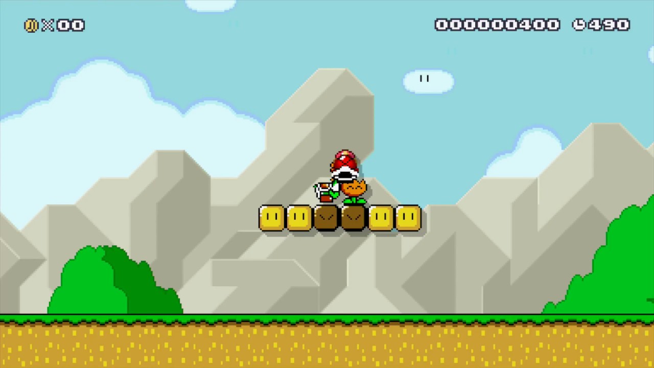 Fire Flower / Yoshi Game Crash - Super Mario Maker - YouTube