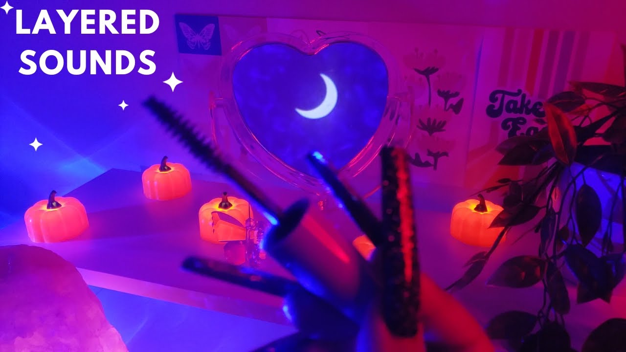 ASMR Hand Movements, Blink, Plucking, Layered Sounds, Counting, Soft ...