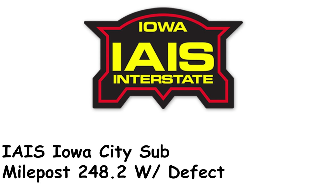 Iowa Interstate Iowa City Subdivision Defect Detector Milepost 248.2 W ...
