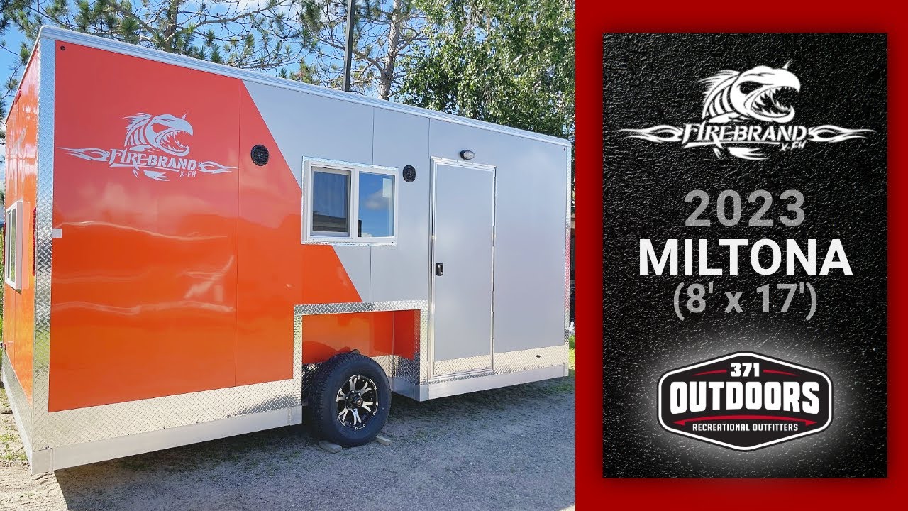 2023 Firebrand Miltona 8x17 in Vibrant Orange & Silver – Ultimate ...