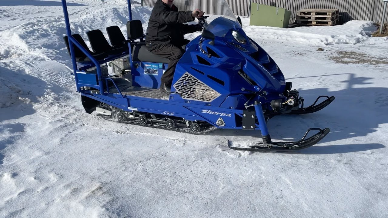 Köp Snöskoter Alpina Sherpa 1,6L VCT 16-Valve på Klaravik - YouTube