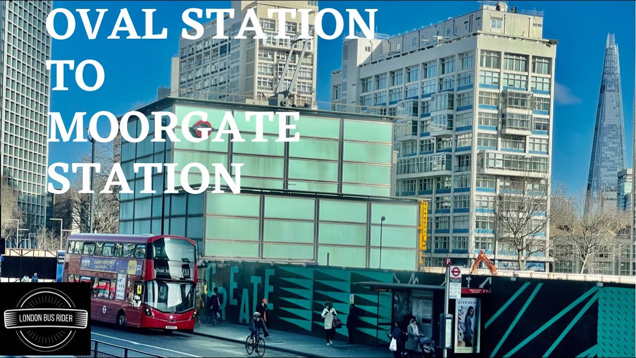 LONDON 4K Bus 733 Northern line replacement bus ride - YouTube