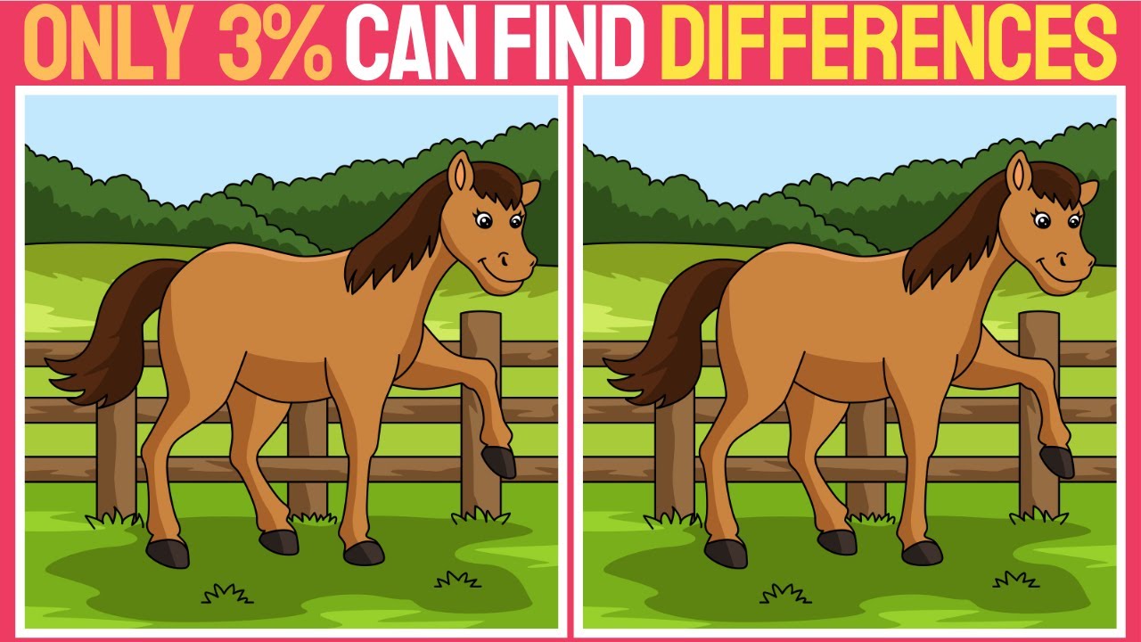 【Spot the difference】Only genius can find all!!| Find 3 Differences ...