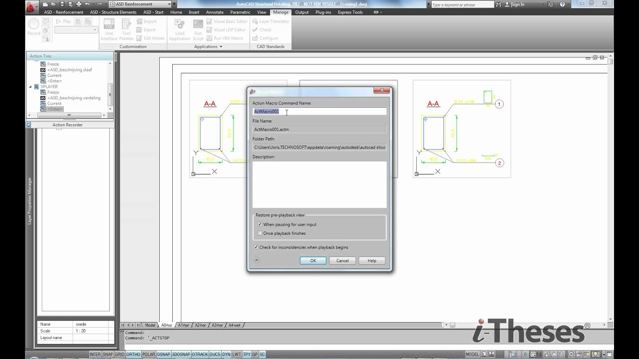 AutoCAD Structural Detailing - Aanmaken bekisting en wapening - YouTube