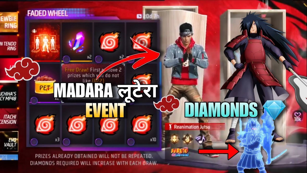 MADARA RING EVENT | NEW FADED WHEEL EVENT | NARUTO CHAPTER 2 BUNDLES ...