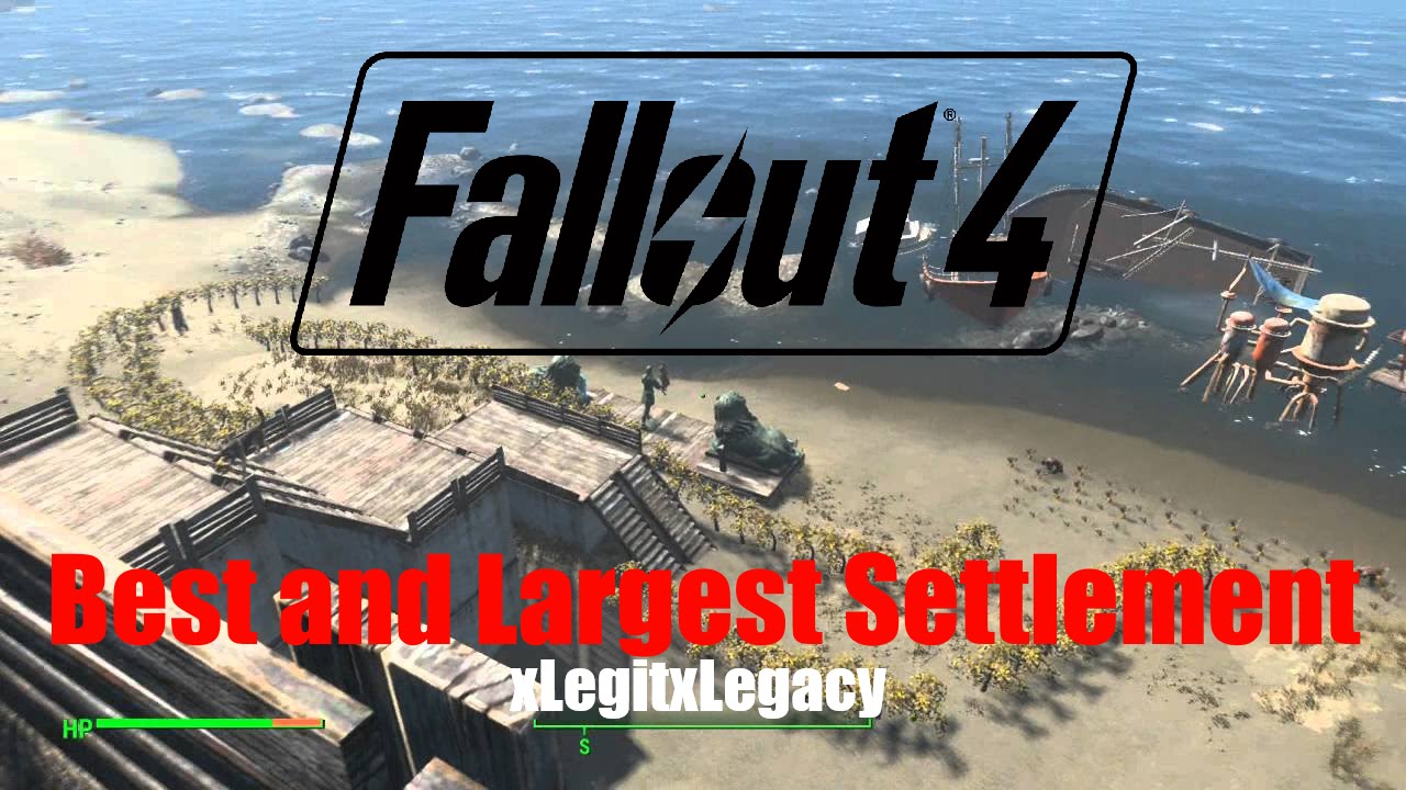 Fallout 4 - Best/Largest Settlement Location! - YouTube