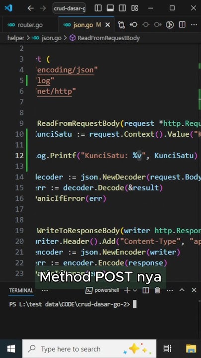 Go golang middleware #coding #golang #programming - YouTube