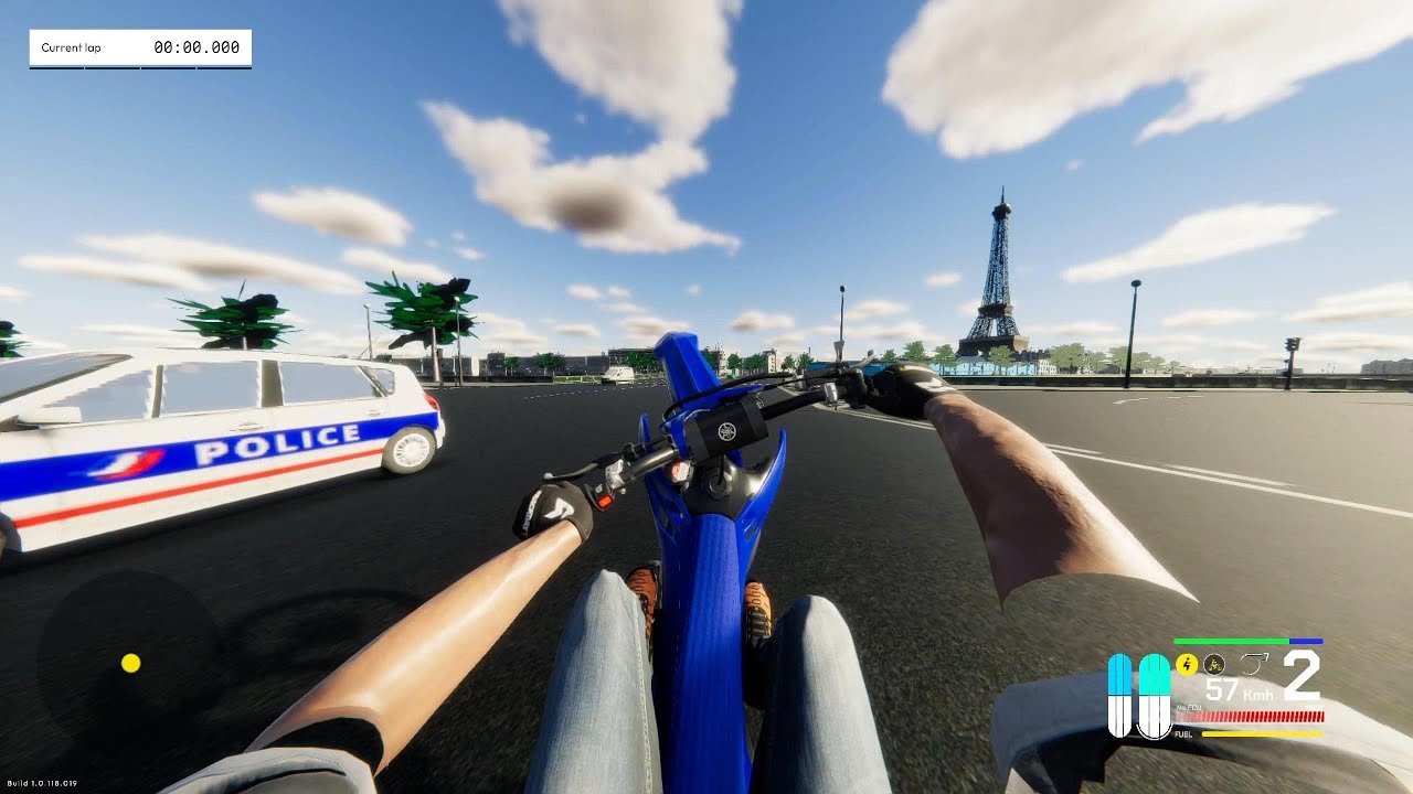 2025 YZ85 PASSES POLICE IN PARIS! * TRACKDAYR * - YouTube
