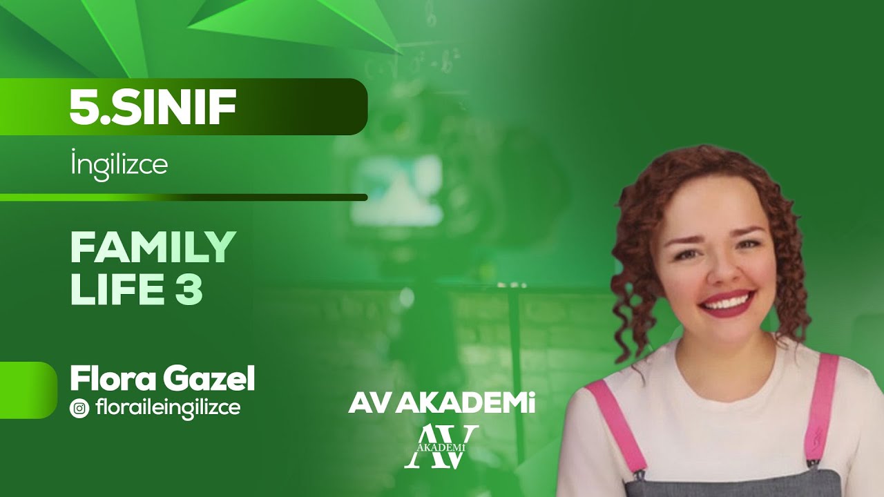 Av Yayınları | 5. Sınıf İngilizce Konu Anlatımı | Family Life-3 - YouTube