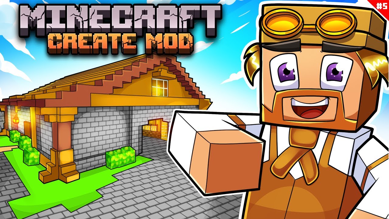 How To Build A Create Mod Storage System - Day 5 - YouTube