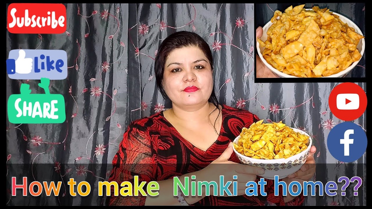 How To Make Nimki At Home ** Nepali Snacks Nimki Recipe** - YouTube