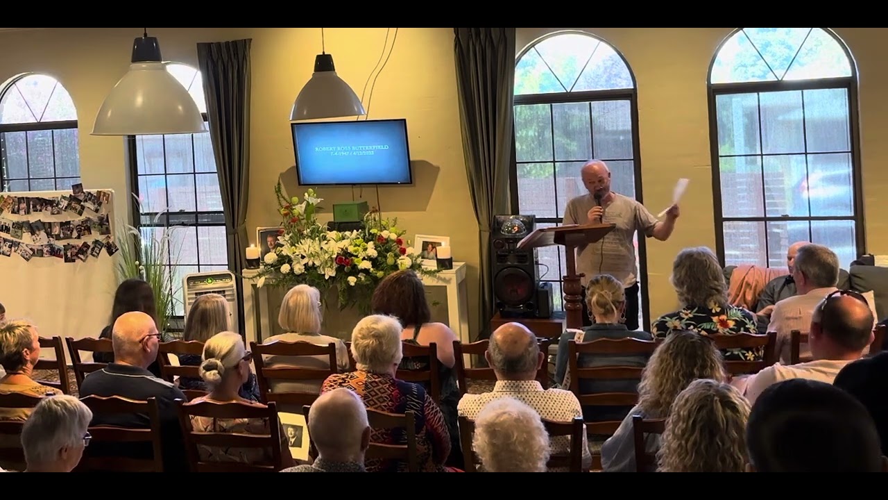 Welcome to the celebration of life for Robert Butterfield - YouTube