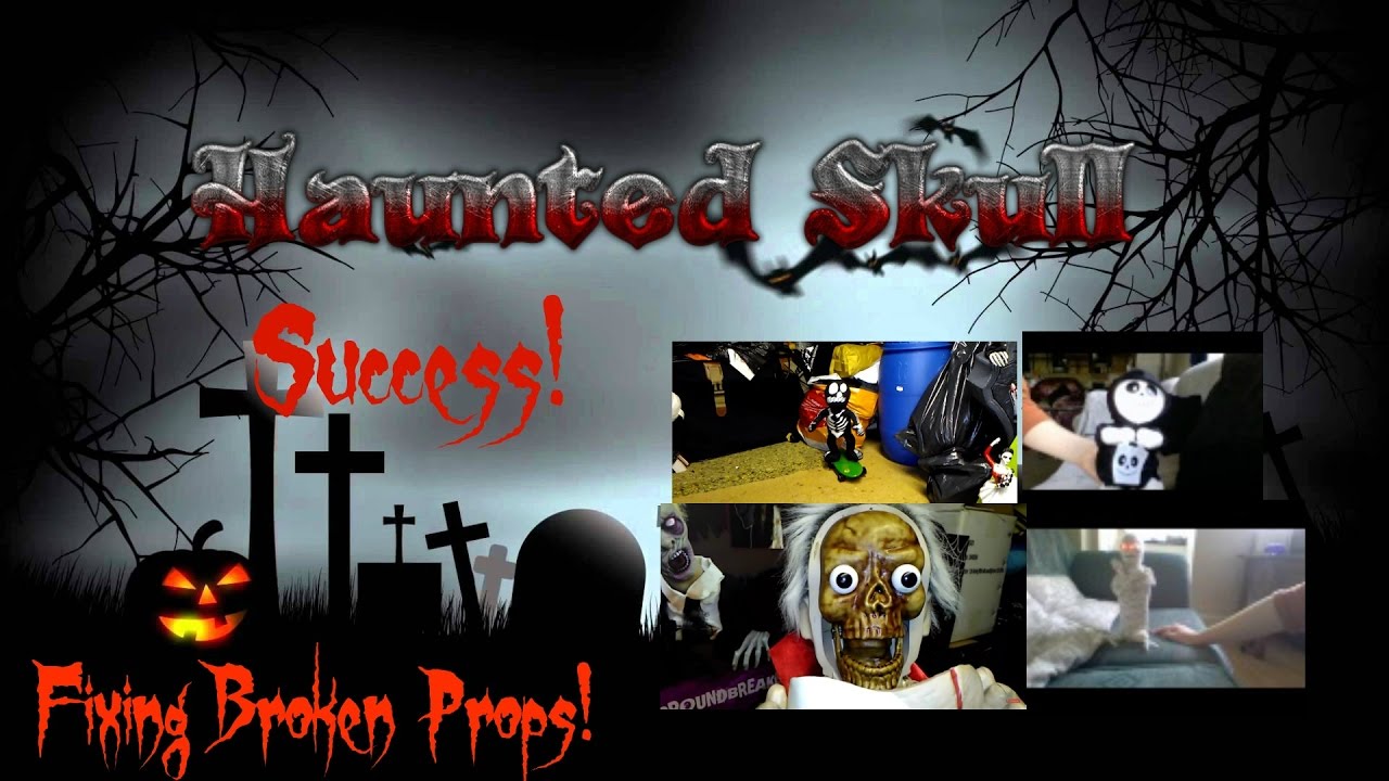 Fixing Videos: My Broken Halloween Props (Success!) - YouTube