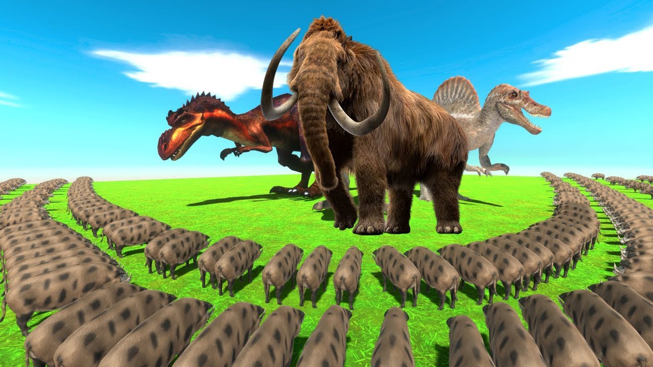 Dinosaur Evolution and the Wild Boar Challenge - Tyrannosaurus VS ...