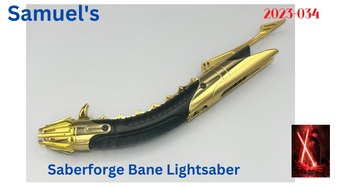 Samuel's Saberforge "Bane" Neopixel Lightsaber with CFX - YouTube
