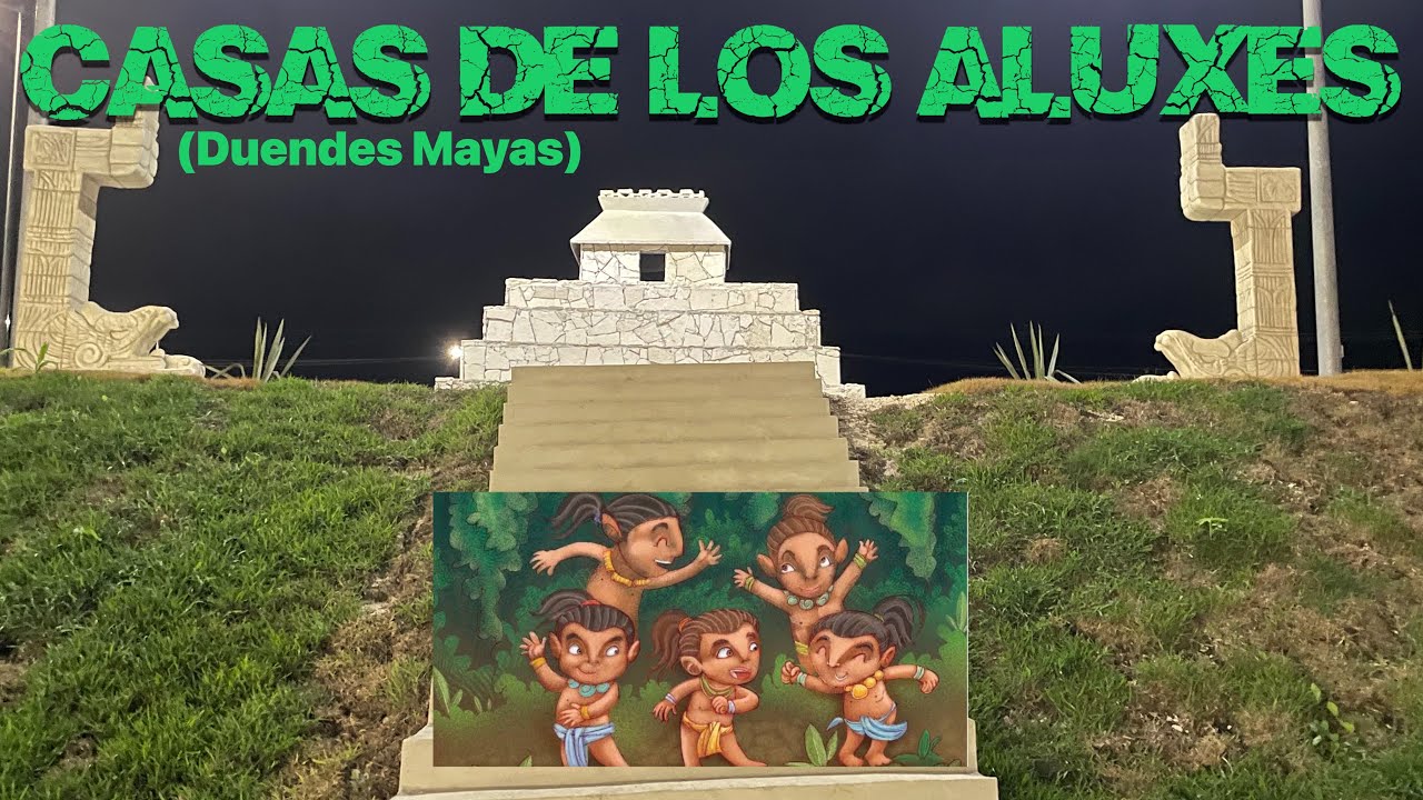 Casas de los Aluxes, por fin lista. Tradiciones Mayas, Mira como quedó ...