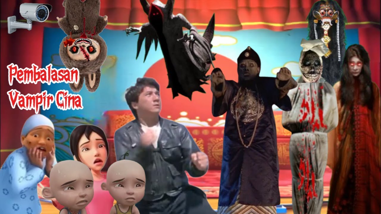 Terekam CCTV !! Upin Ipin T4kvt Vampire Cina, Kuntilanak, Leak, Hantu ...