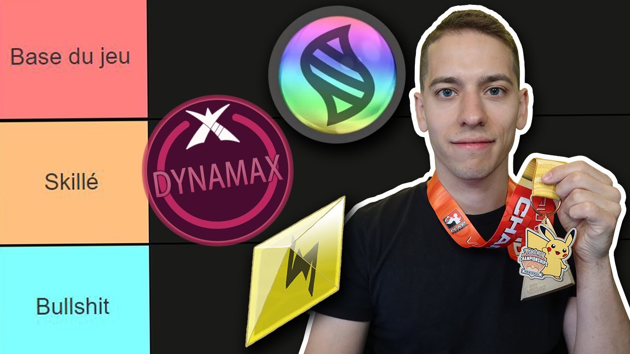 La TIER LIST des MÉCANIQUES dans Pokémon (Méga, Z, Dynamax...) - YouTube