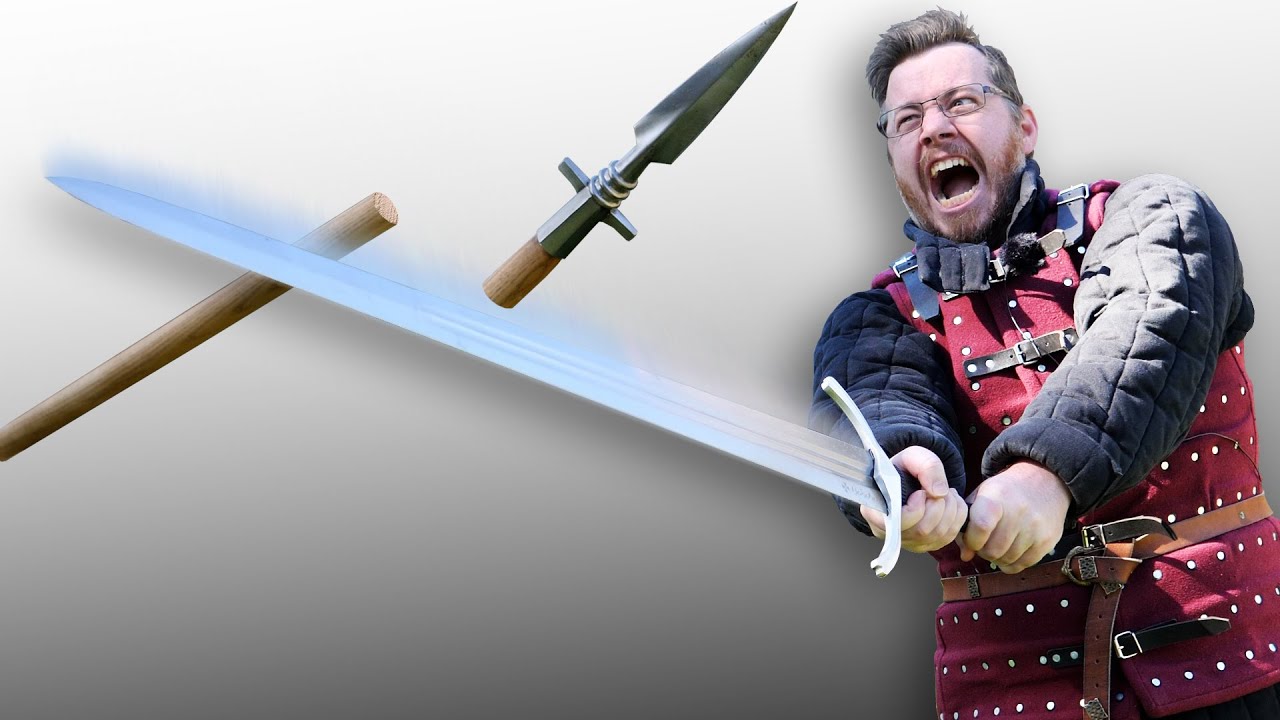 How easily can a SWORD cut off a SPEARHEAD? | FUNCTIONAL FANDOM - YouTube