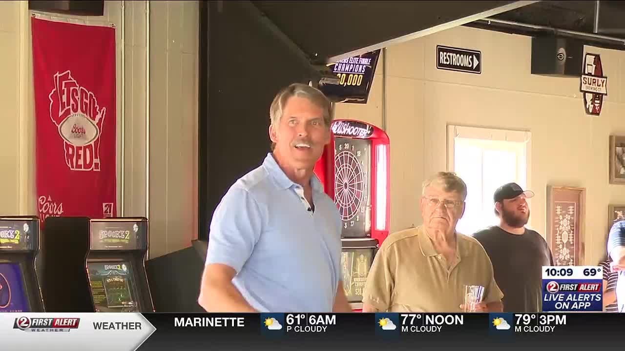 Republican Senate candidate Eric Hovde visits Two Rivers - YouTube