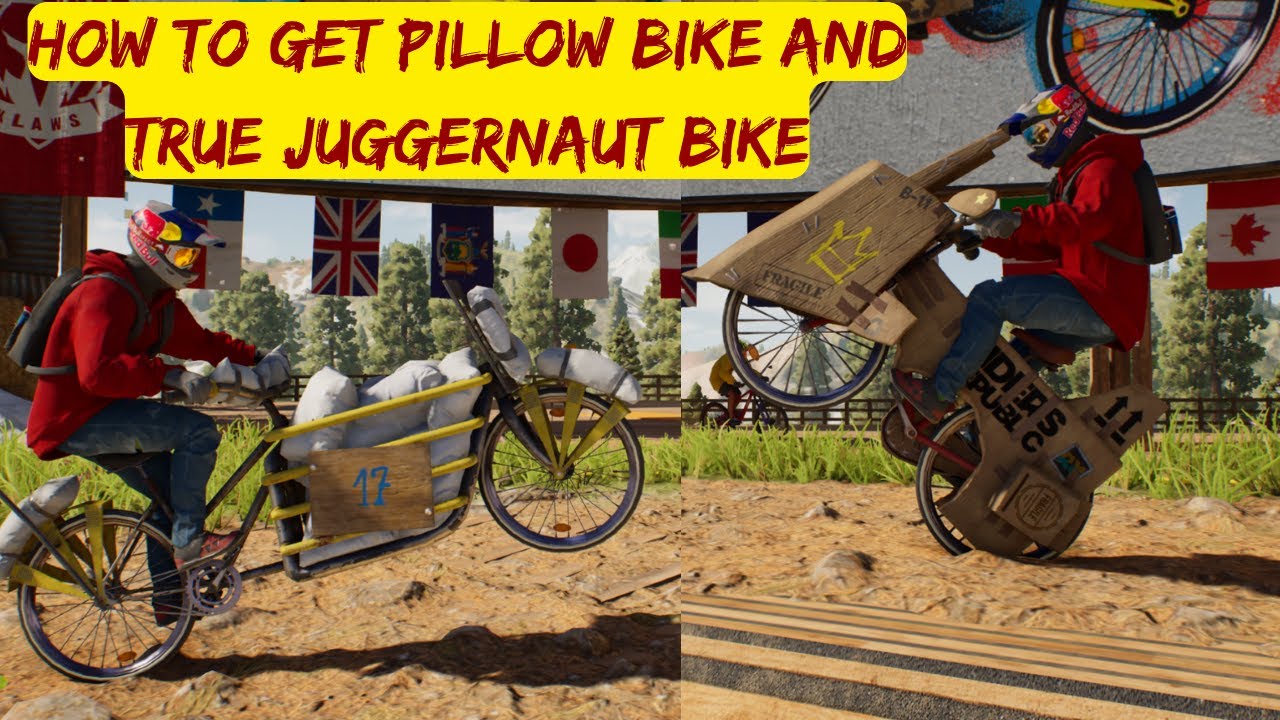 How To Get Pillow Bike and True Juggernaut Bike! Pizza Bike, Wood Skiis ...