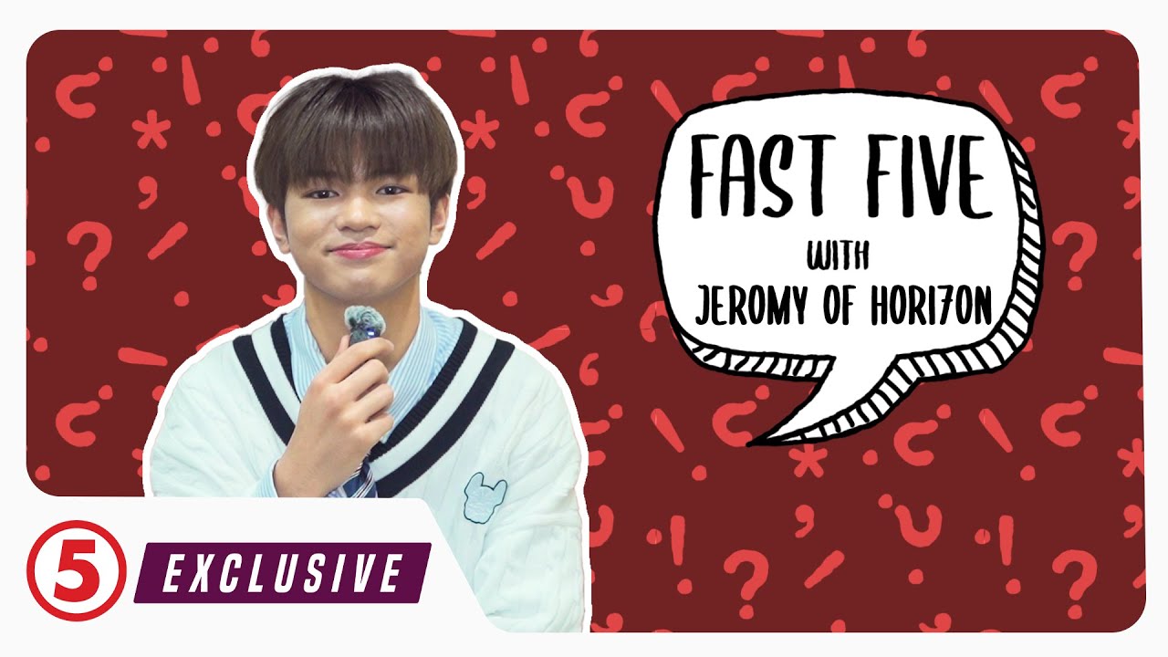 EXCLUSIVE | Fast Five with Jeromy of Hori7on - YouTube