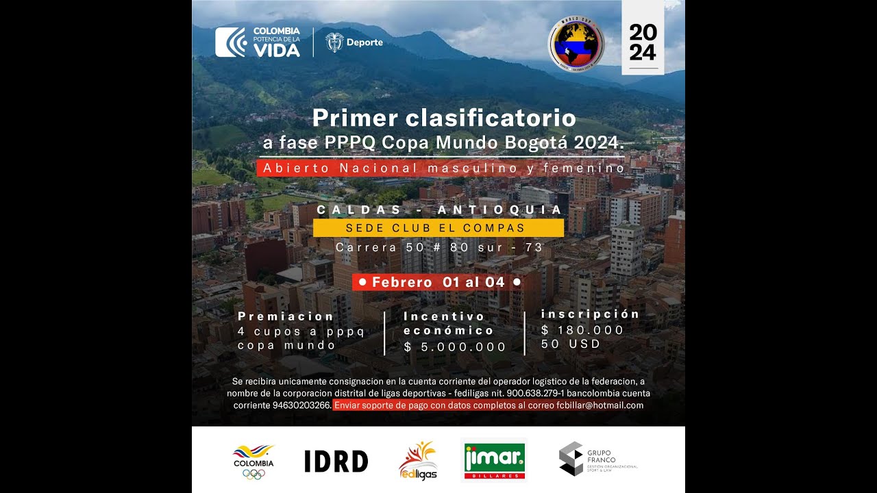 Clasificatorio || Wilmer Mora VS William Cano - YouTube