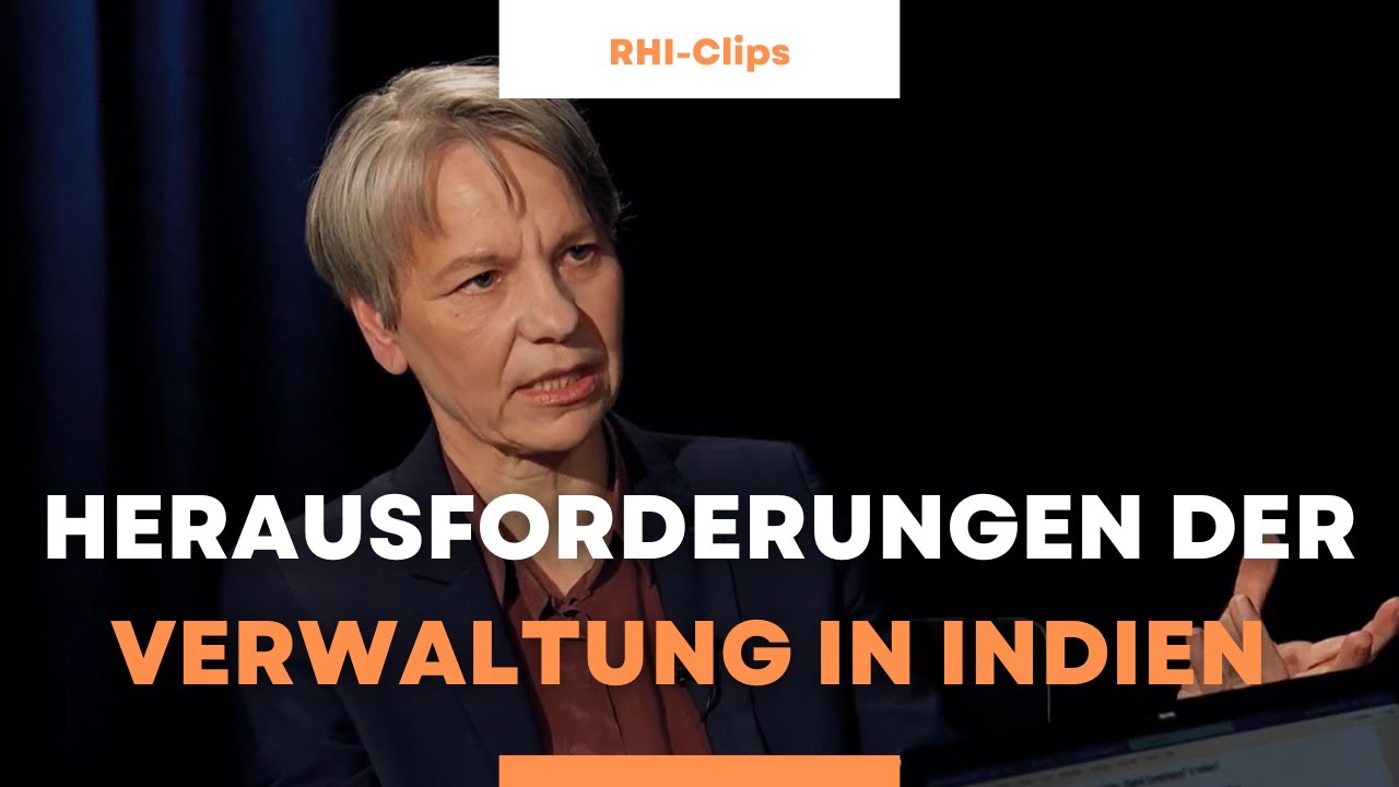 Prof. Ursula Rao: "Herausforderungen der Verwaltung in Indien" - YouTube