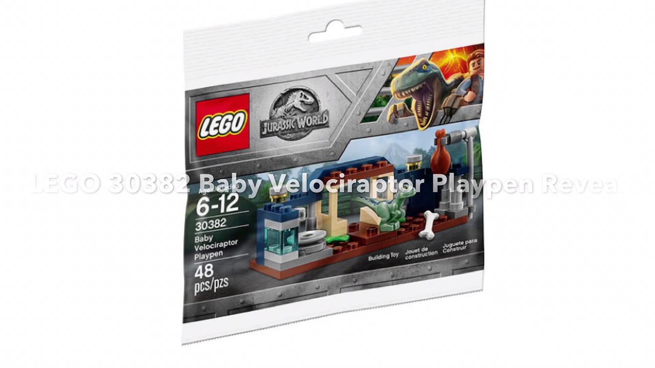 LEGO 30382 Baby Velociraptor Playpen Reveal!! - YouTube