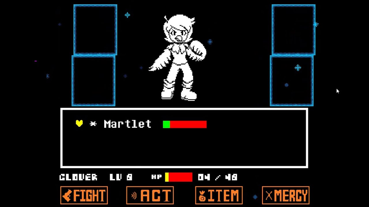 Undertale Yellow (Genocide route) | Martlet Snowdin Boss Fight - YouTube