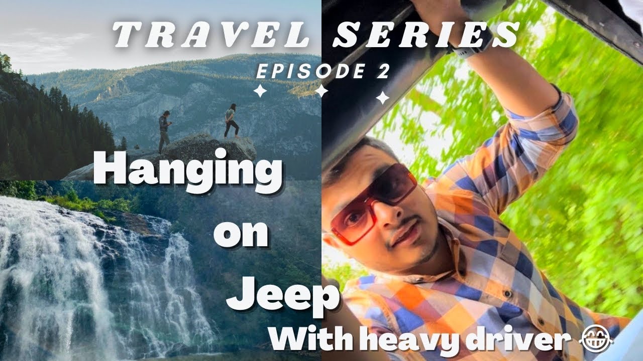 HANGING ON JEEP 😂 | with heavy driver | visit ABBEY FALL 🌊 | Travel ...