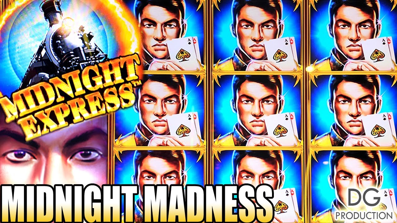 💲MIDNIGHT EXPRESS MADNESS WITH MR. BIG TRAIN CONDUCTOR SLOT MACHINE ...