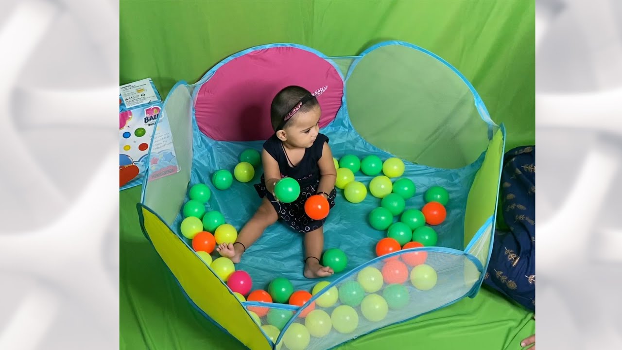 Ball Pool / Play Tent House for Kids Review - YouTube