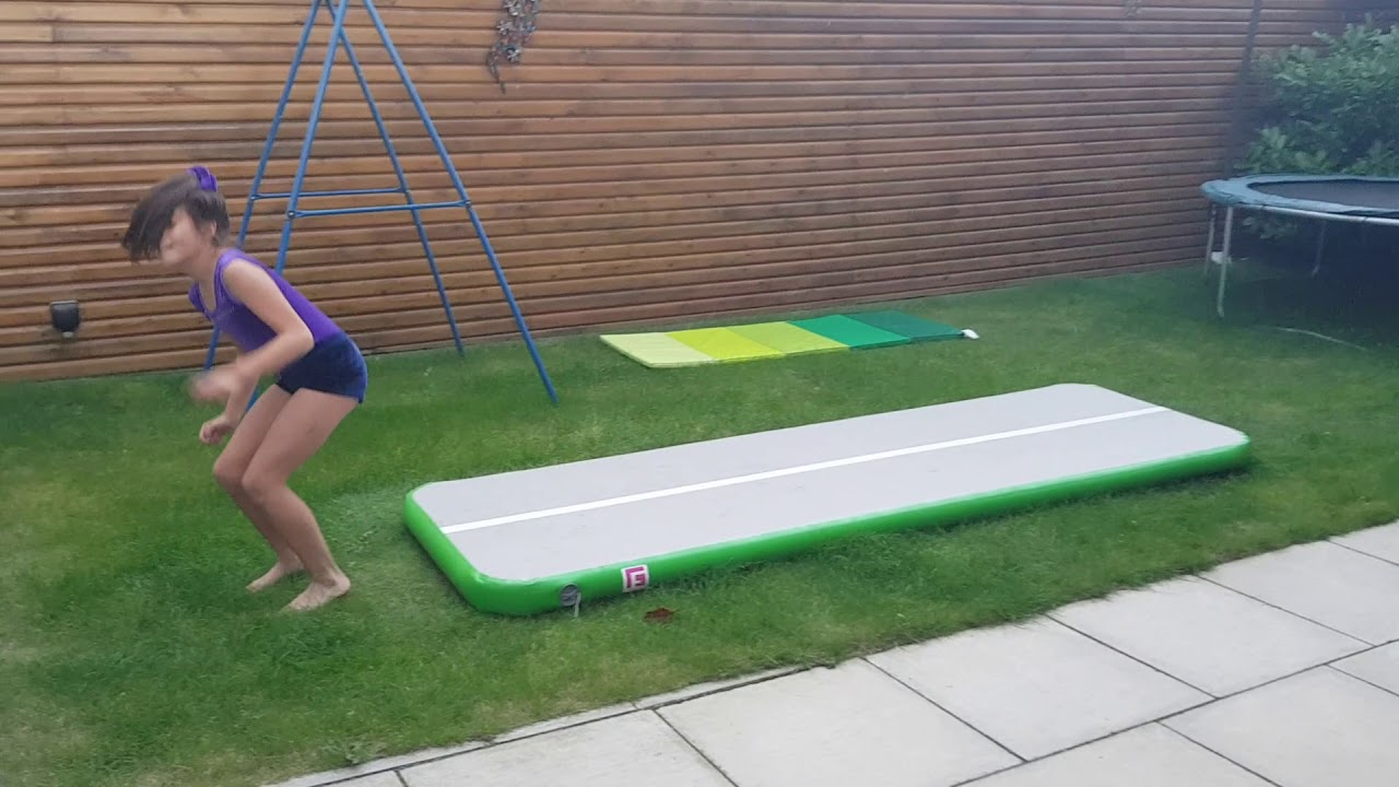 Aerial somersault September 2017 - YouTube