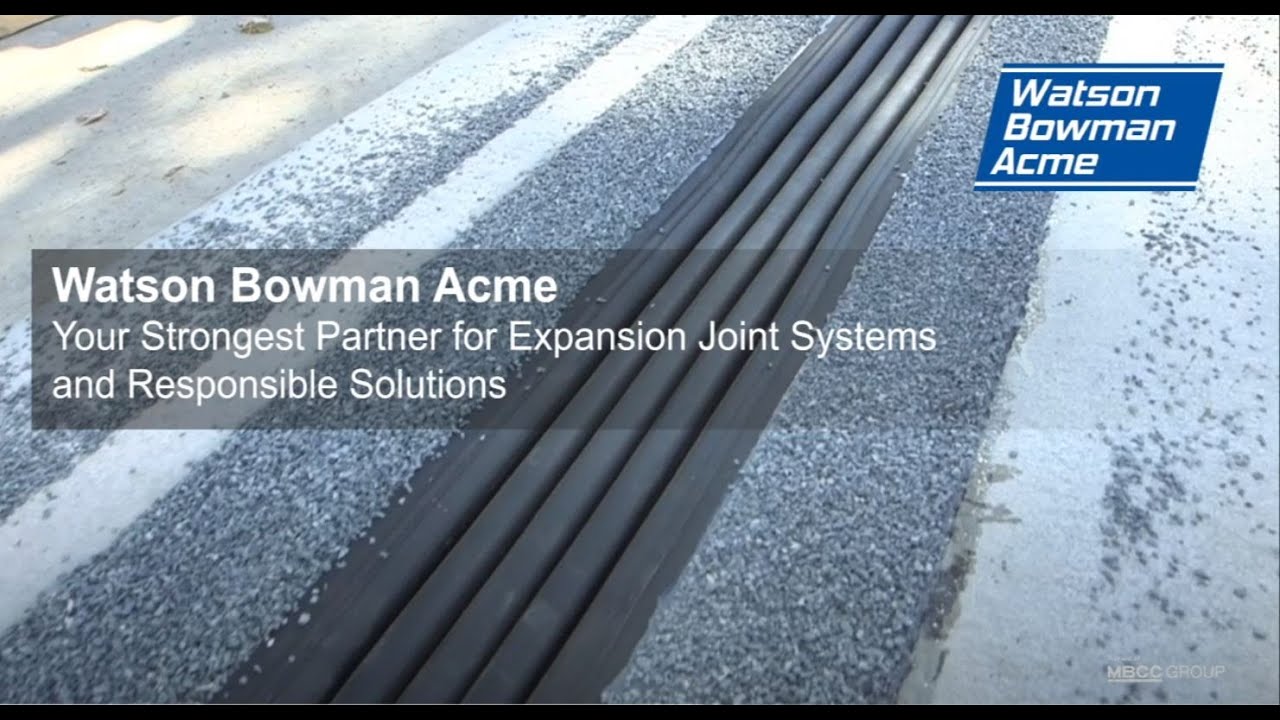 Wabo®CreteMembrane Gen. II (ME) Expansion Joint System - YouTube