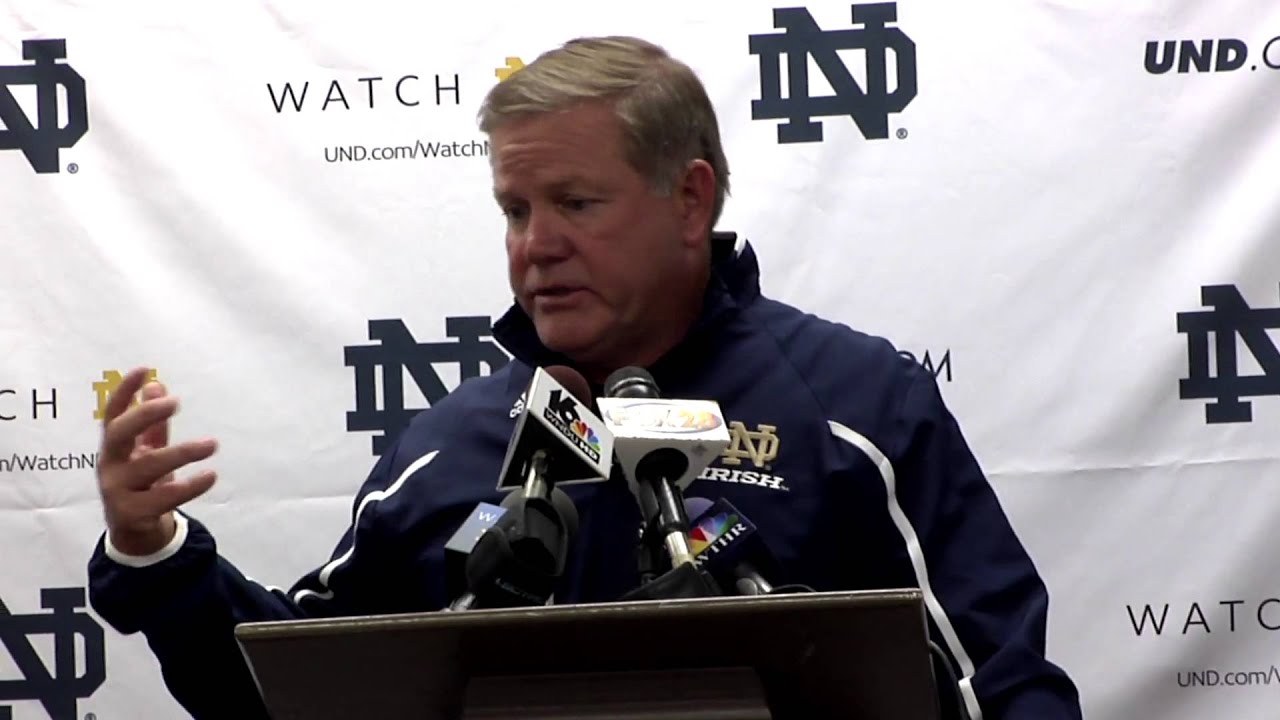 Coach Kelly Purdue Post Game Press Conference - YouTube