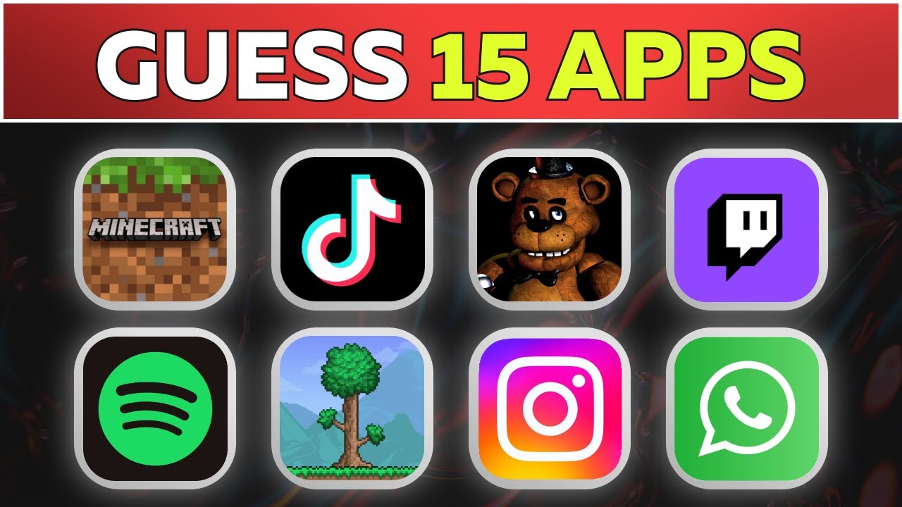 Guess the App Logo in 3 Seconds? | 15 Famous App Logos in the World ...