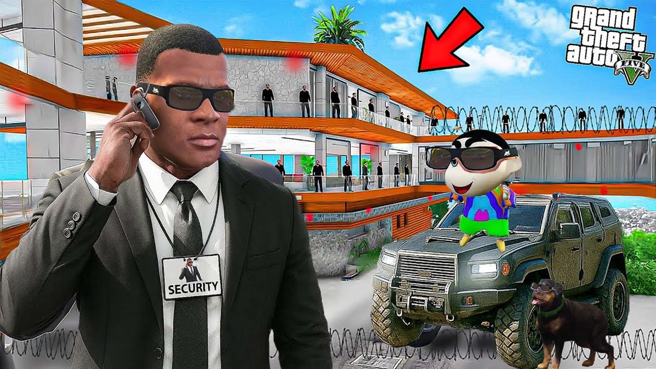 GTA 5: Franklin & Shinchan Try The Dangerous Security Guard Job! 😱🔥 ...