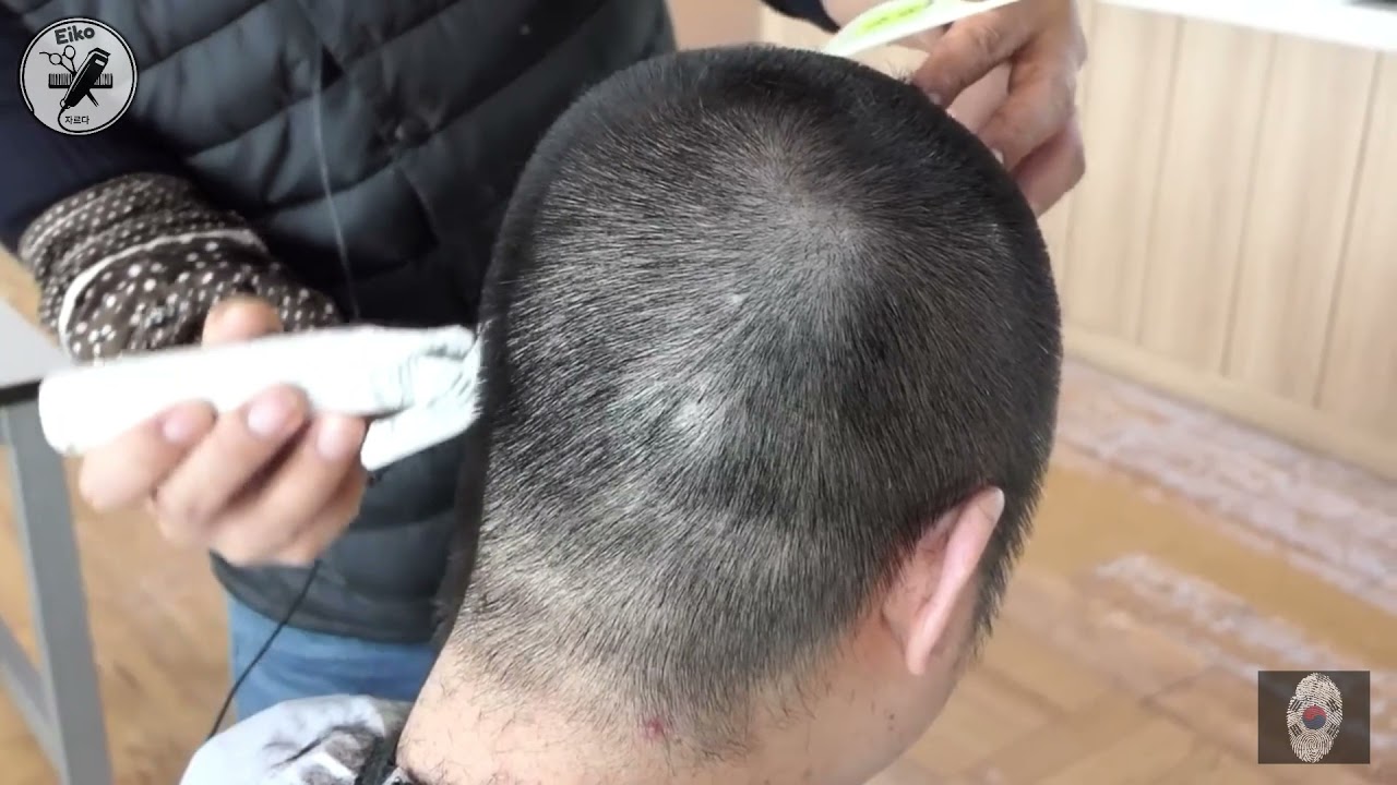 Cara potong rambut model buzz cut - YouTube