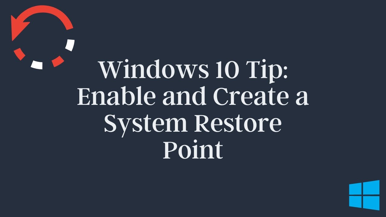 How to Manually Create a System Restore Point in Windows 10 | 2022 ...