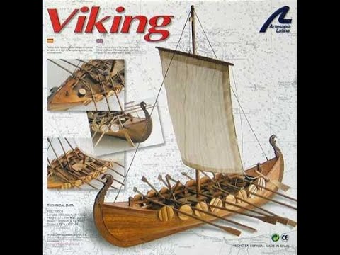 Viking Drakkar Model Ship - A build in Pictures - YouTube