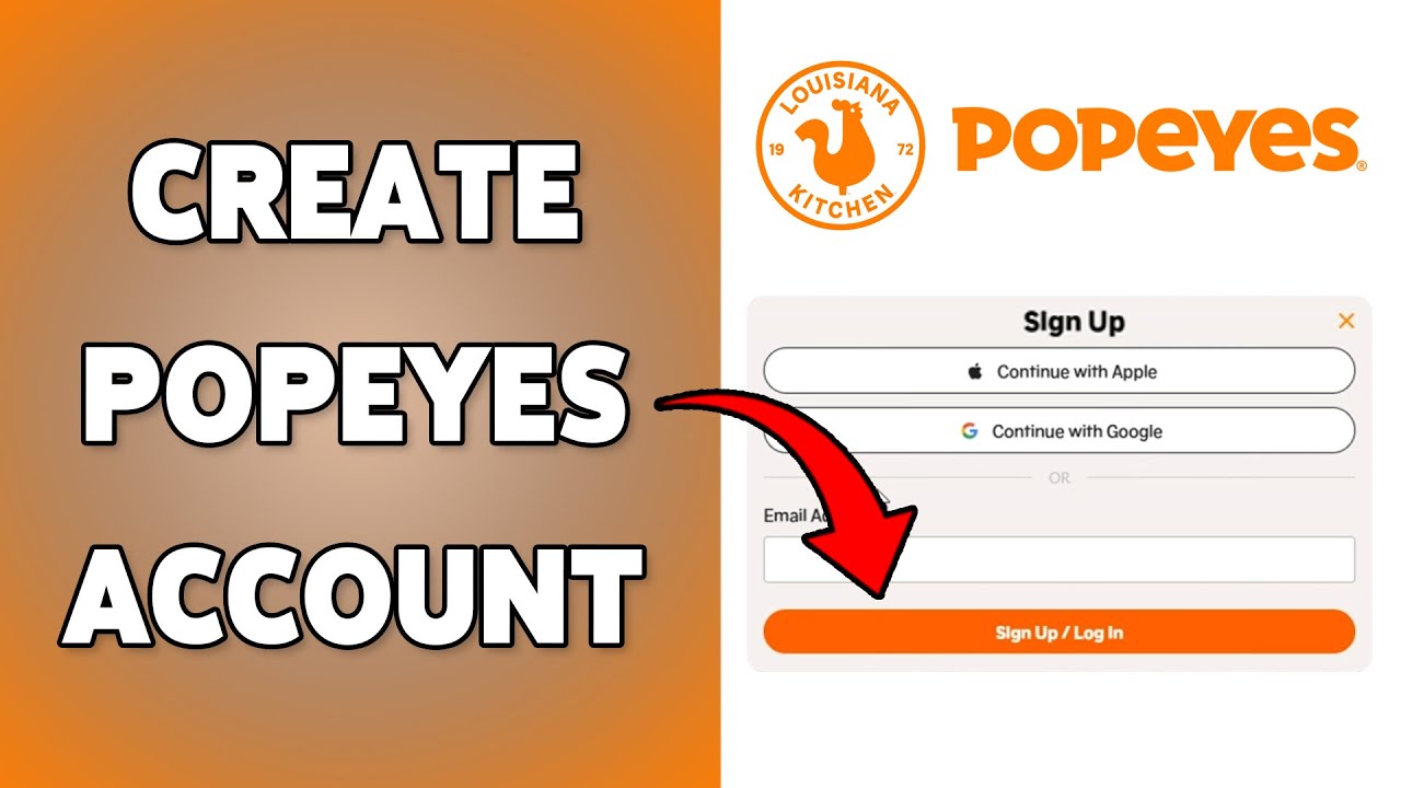 How To Create Popeyes Account | Sign Up On Popeyes 2025 - YouTube