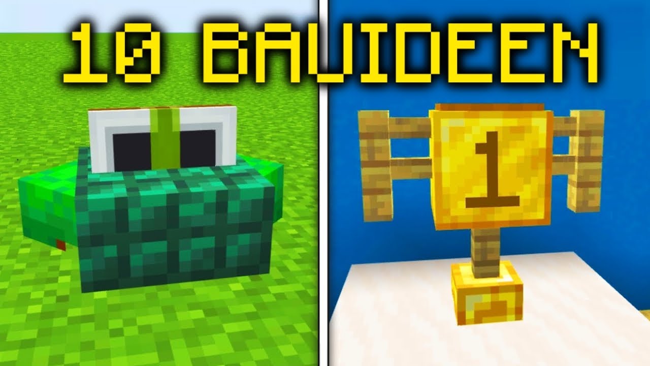 10 einfache BAUIDEEN in MINECRAFT 1.19 - YouTube