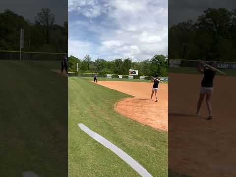 Danielle Merritt Softball - Fielding/Hitting - YouTube