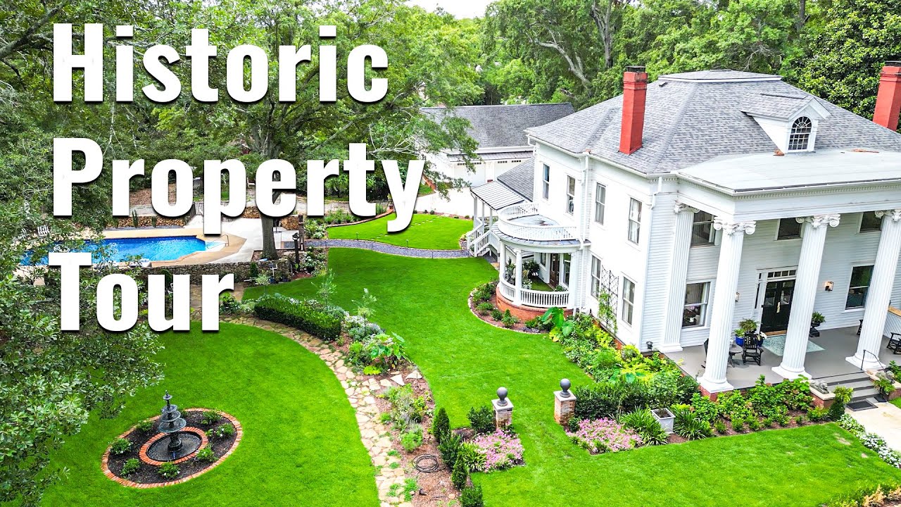 Sensational Historic Madison, Georgia Property - Drone Tour - YouTube