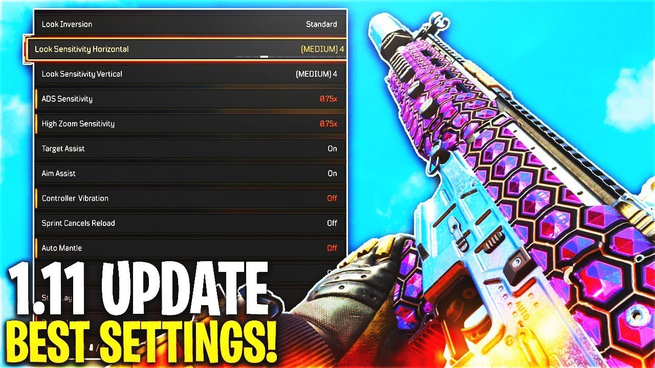 *NEW* BEST SETTINGS AFTER COD BO4 1.11 UPDATE! - BEST SETTINGS AFTER ...